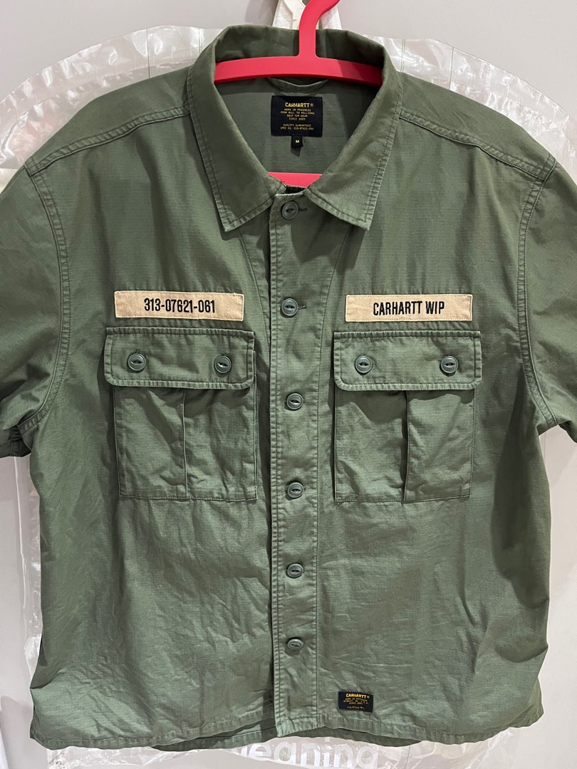 Carhartt wip s/s Adam shirt M 襯衫 短袖 抗撕裂 beams nautica freak store 紫標 ...