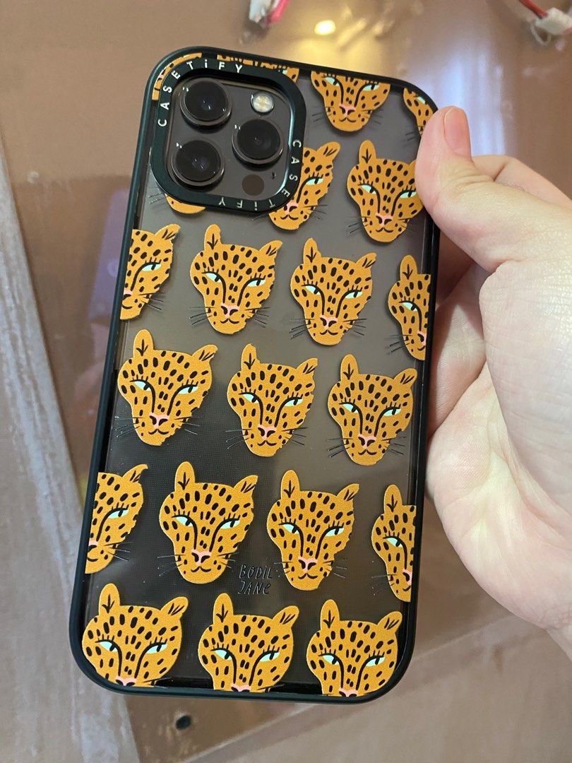 Casetify Leopards Case for 12 pro max, Mobile Phones & Gadgets, Mobile & Gadget Accessories ...