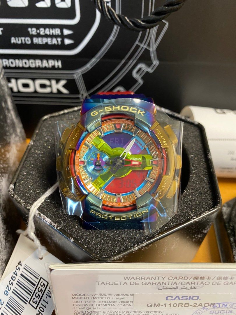 Casio Limited Edition G-Shock GM-110RB-2ADR Rainbow Series, Men's ...