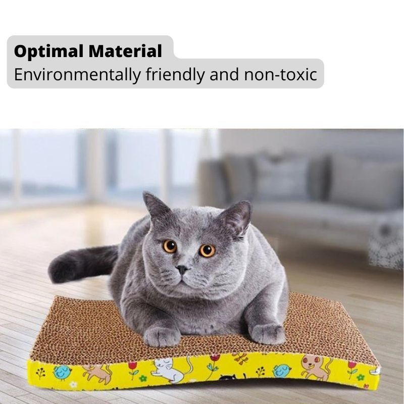 Cat Scratch Board Scraper Claw Grinder Corrugated Cardboard Scratching ...