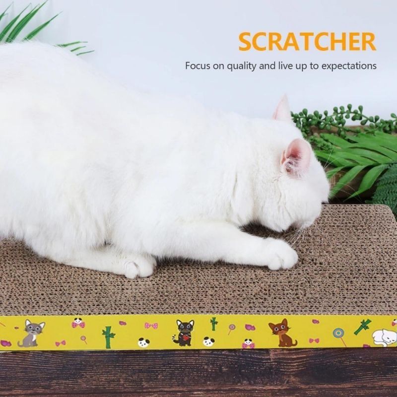 Cat Scratch Board Scraper Claw Grinder Corrugated Cardboard Scratching ...