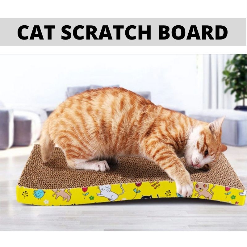 Cat Scratch Board Scraper Claw Grinder Corrugated Cardboard Scratching ...