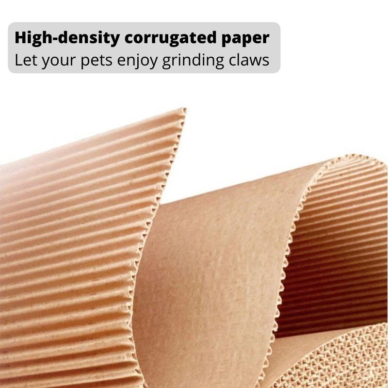 Cat Scratch Board Scraper Claw Grinder Corrugated Cardboard Scratching ...