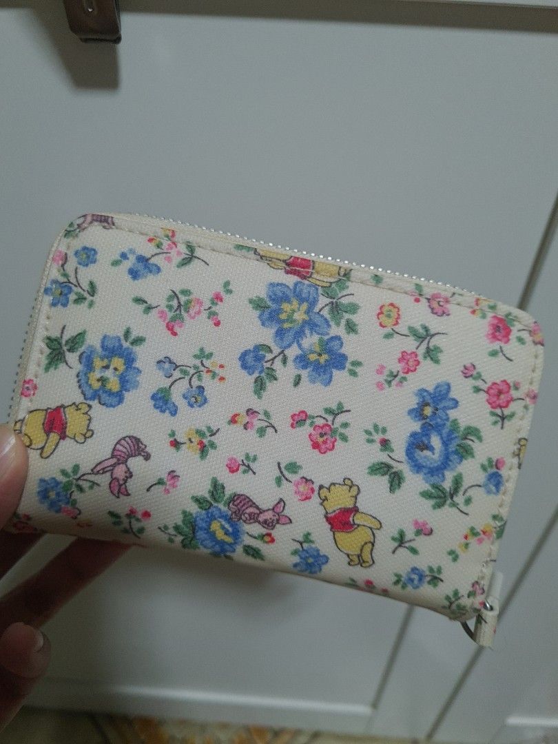 Cath Kidston Disney x Pooh bear wallet and card holder, Women's Fashion ...