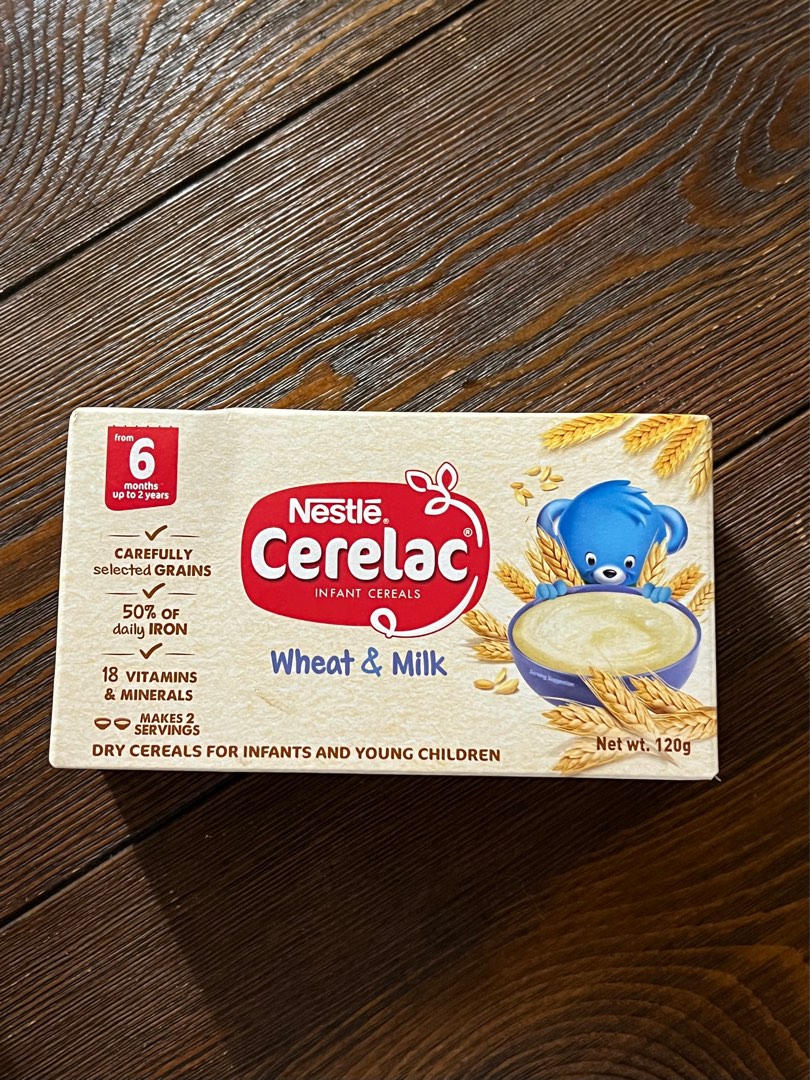 Cerelac Wheat & Milk 120 g, Babies & Kids, Nursing & Feeding, Weaning ...