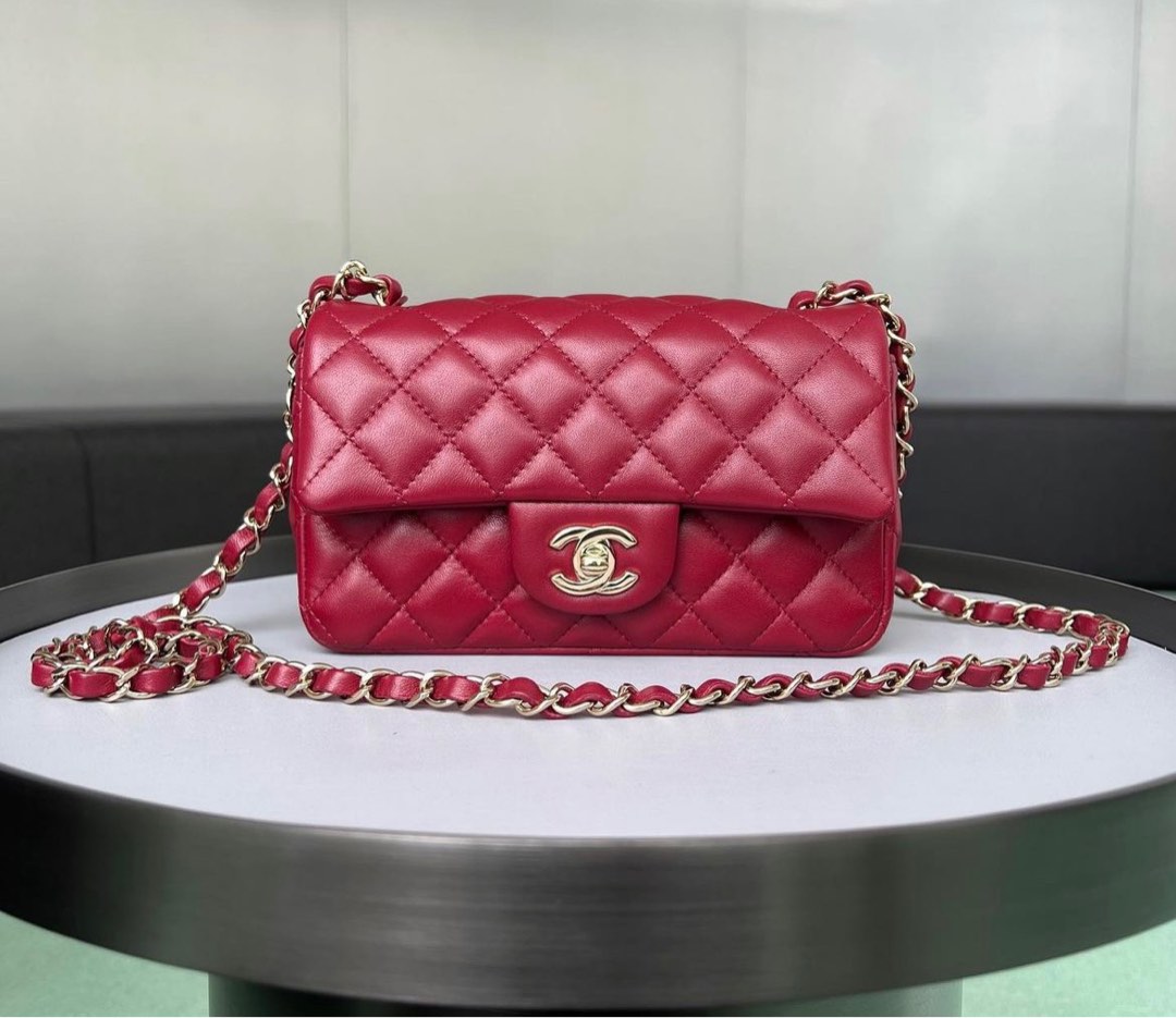 Chanel Mini Rectangular Flap, Luxury, Bags & Wallets on Carousell