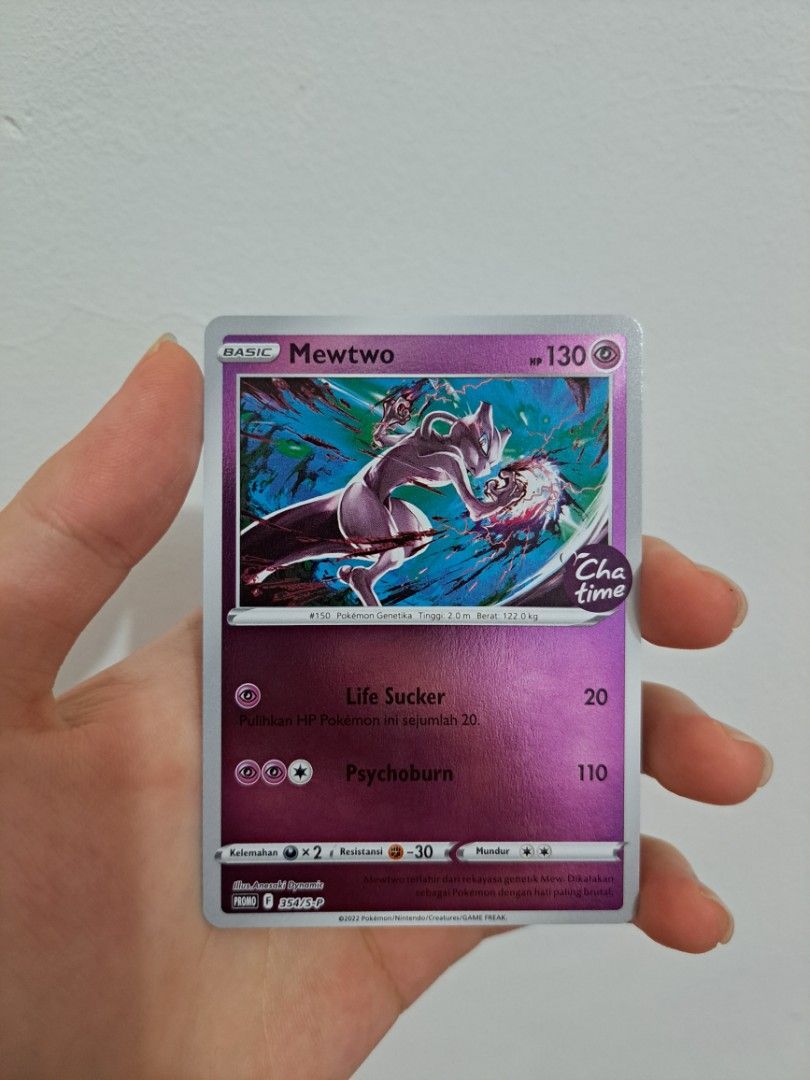 Chatime Pokemon Card Mewtwo, Toys & Collectibles, Permainan Papan ...