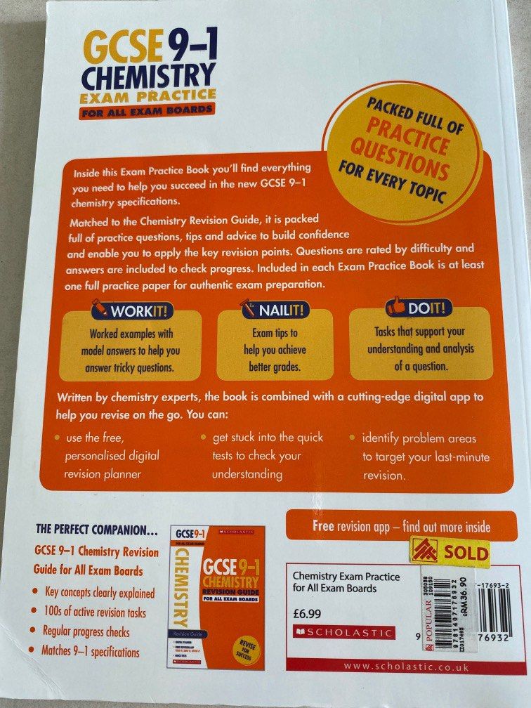 GCSE 9-1 Chemistry exam practice , Hobbies & Toys, Books & Magazines ...