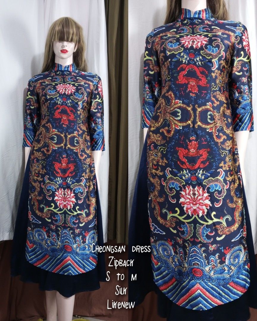 Cheongsan dress, Women's Fashion, Dresses & Sets, Dresses on Carousell