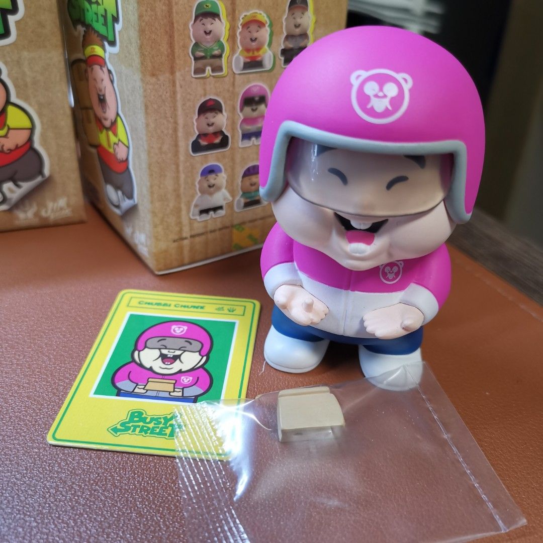 (售/換) Chubbi Cheeks Busy Street 肥仔 盒蛋 盲盒 擺設 CBC Food Panda, 興趣及遊戲, 玩具 ...