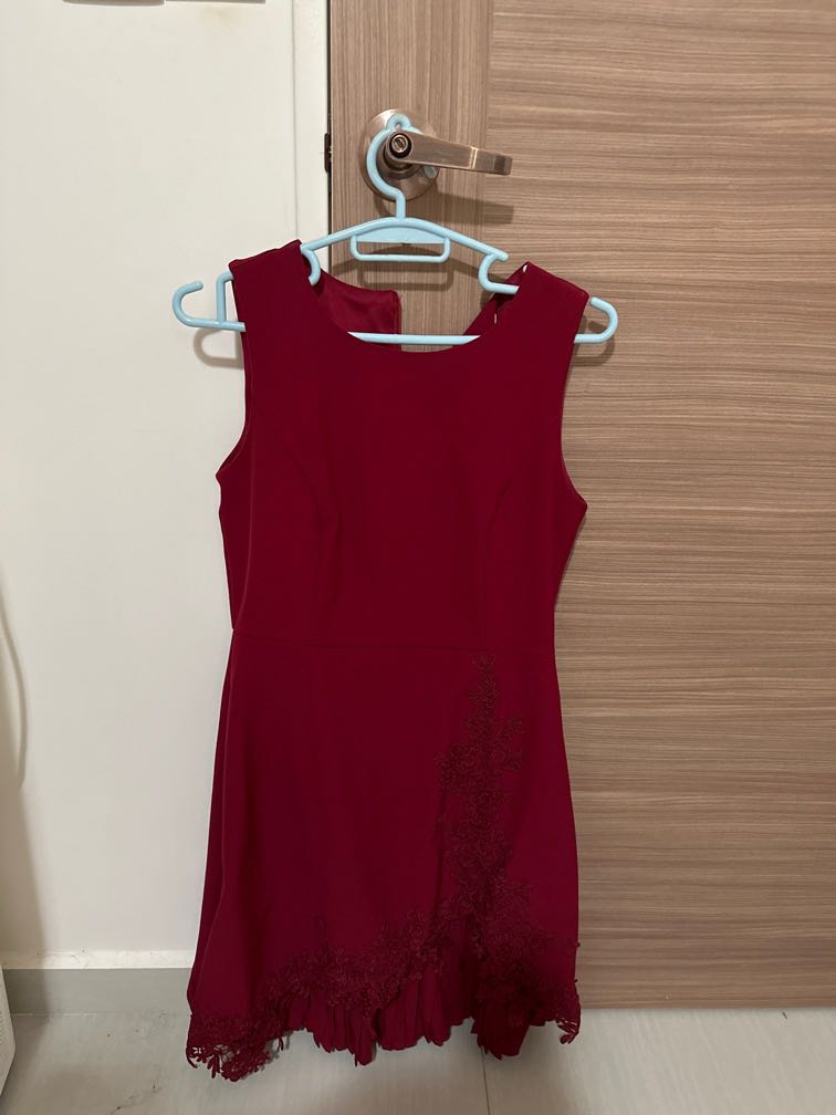 CNY red dress - Reserve, Women's Fashion, Dresses & Sets, Dresses on ...