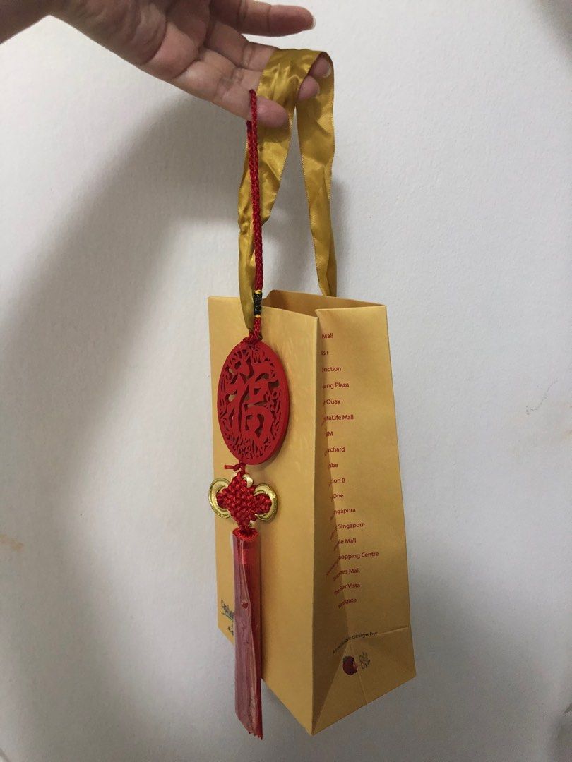 CNY Red Packets/ Mandarin Orange Bag - BN!!!, Hobbies & Toys ...
