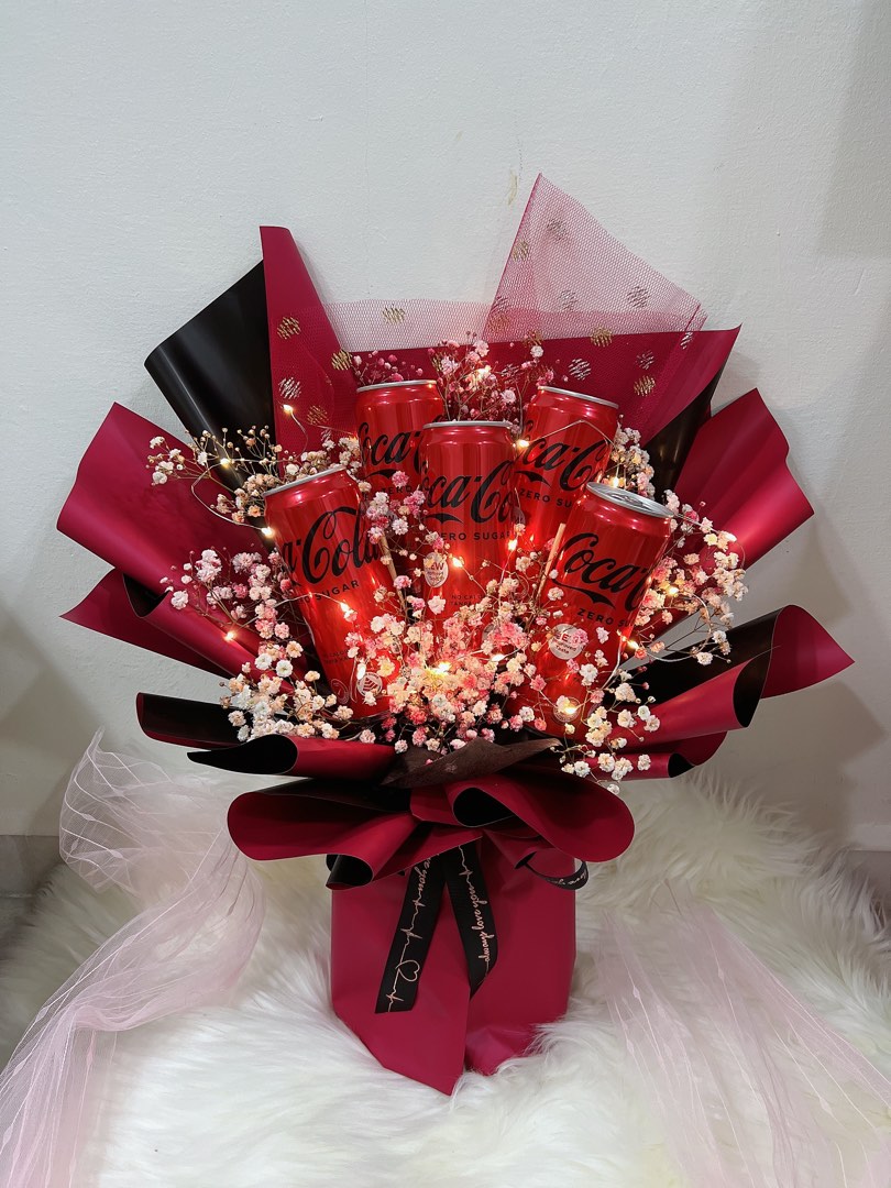 Coca-Cola ️bouquet, Hobbies & Toys, Stationery & Craft, Flowers ...