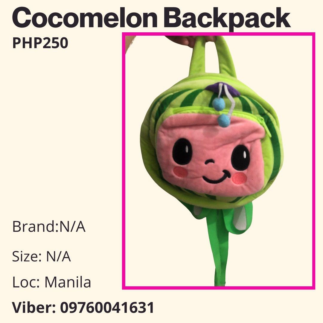 Cocomelon Backpack, Babies & Kids, Babies & Kids Fashion on Carousell
