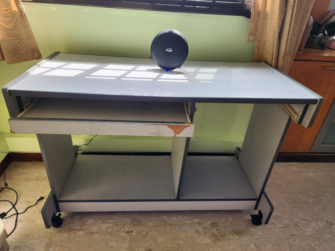 Computer / Work Table, Furniture & Home Living, Furniture, Tables & Sets on Carousell