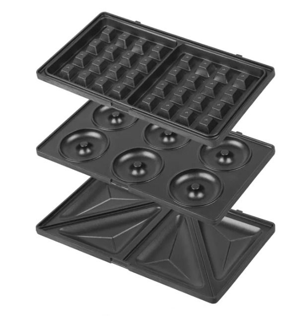 Cornell 3-in-1 Waffle, Donut & Sandwich Maker, TV & Home Appliances ...