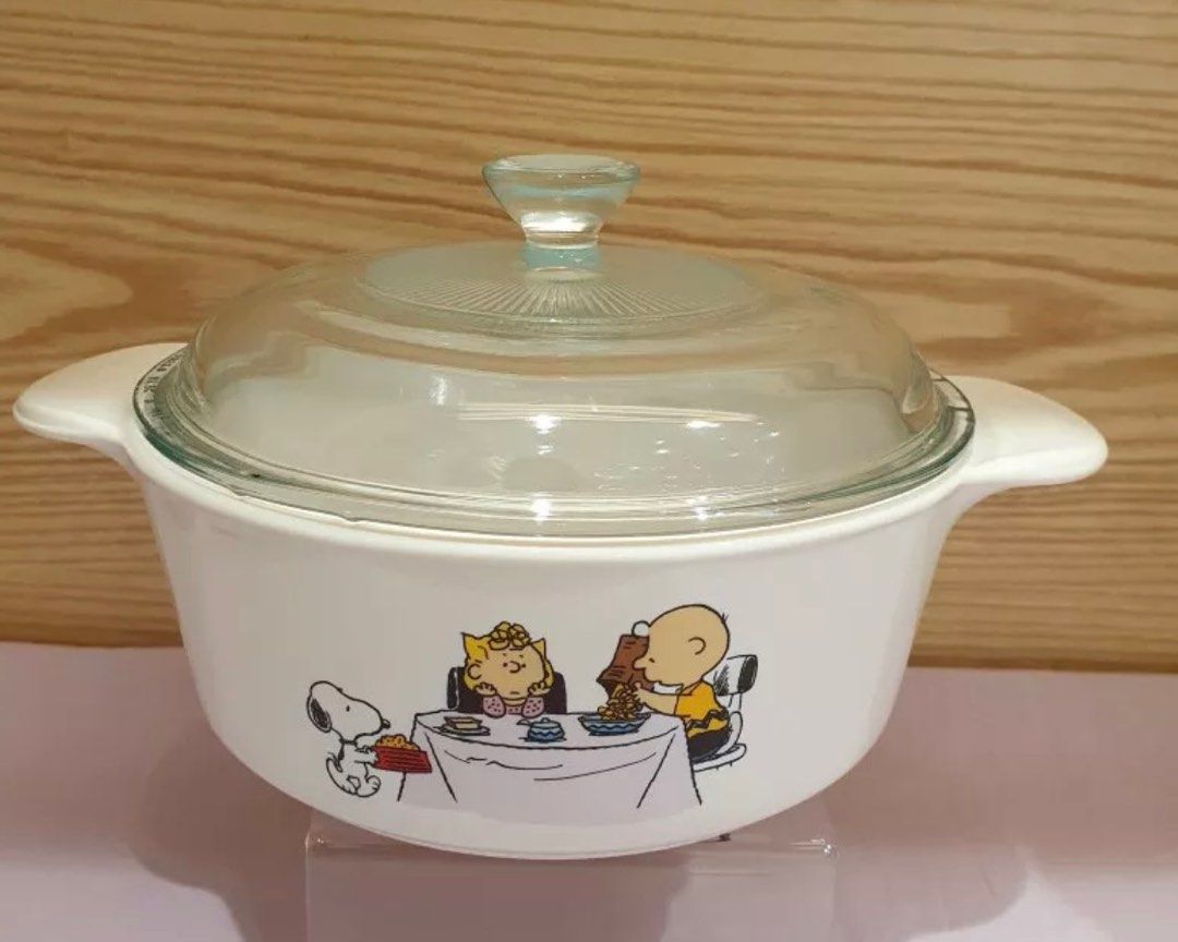 Corningware 1.25L Casserole- Snoopy, Furniture & Home Living ...