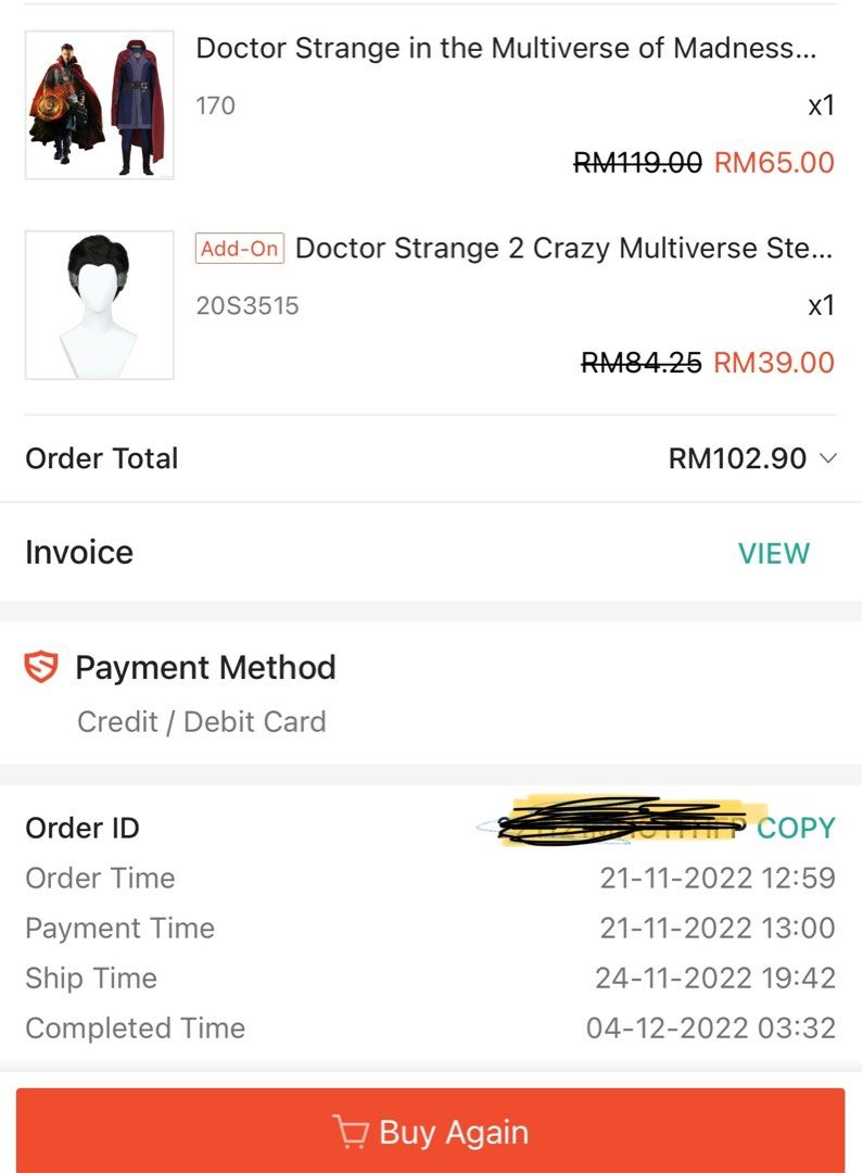 Cosplay Dr.Strange 1 time use, Men's Fashion, Tops & Sets, Sets ...