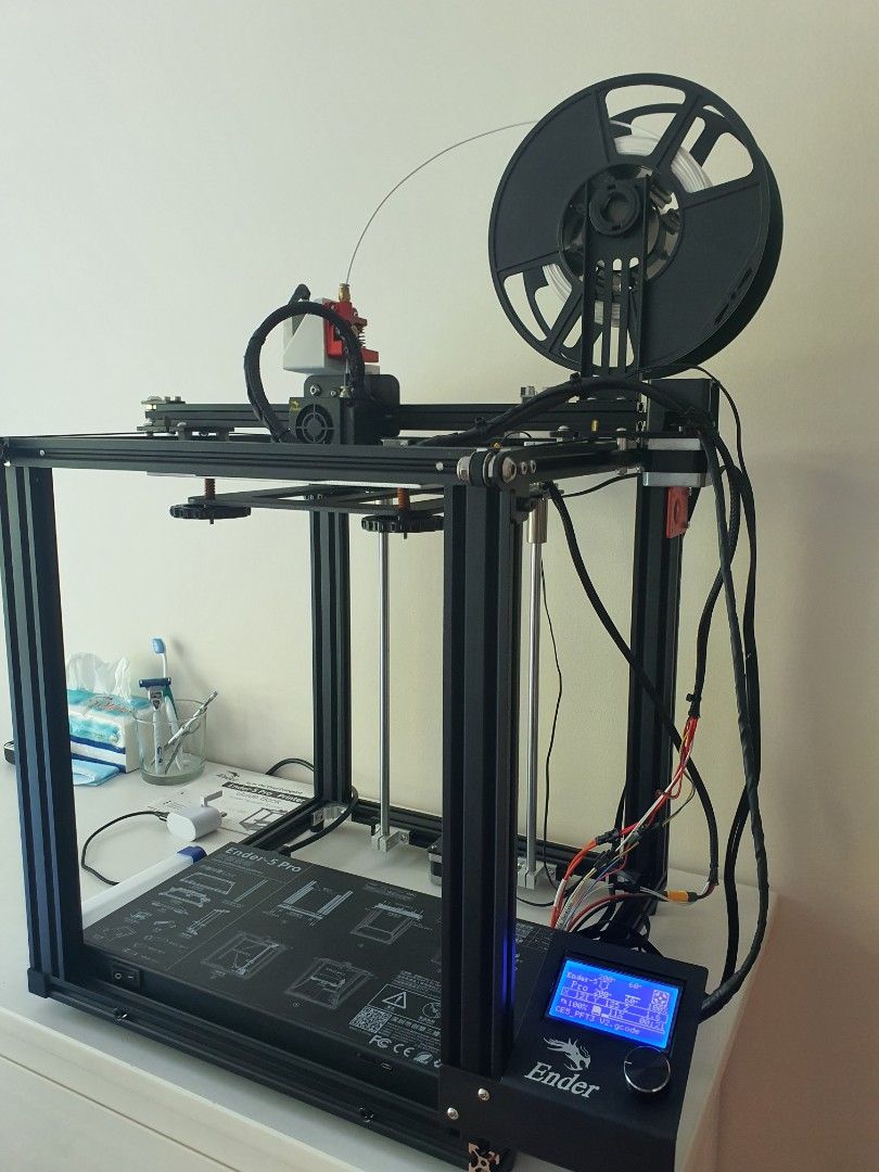 Creality Ender 5 Pro 3D Printer by MKK, Advanced Metal Extruder Frame ...