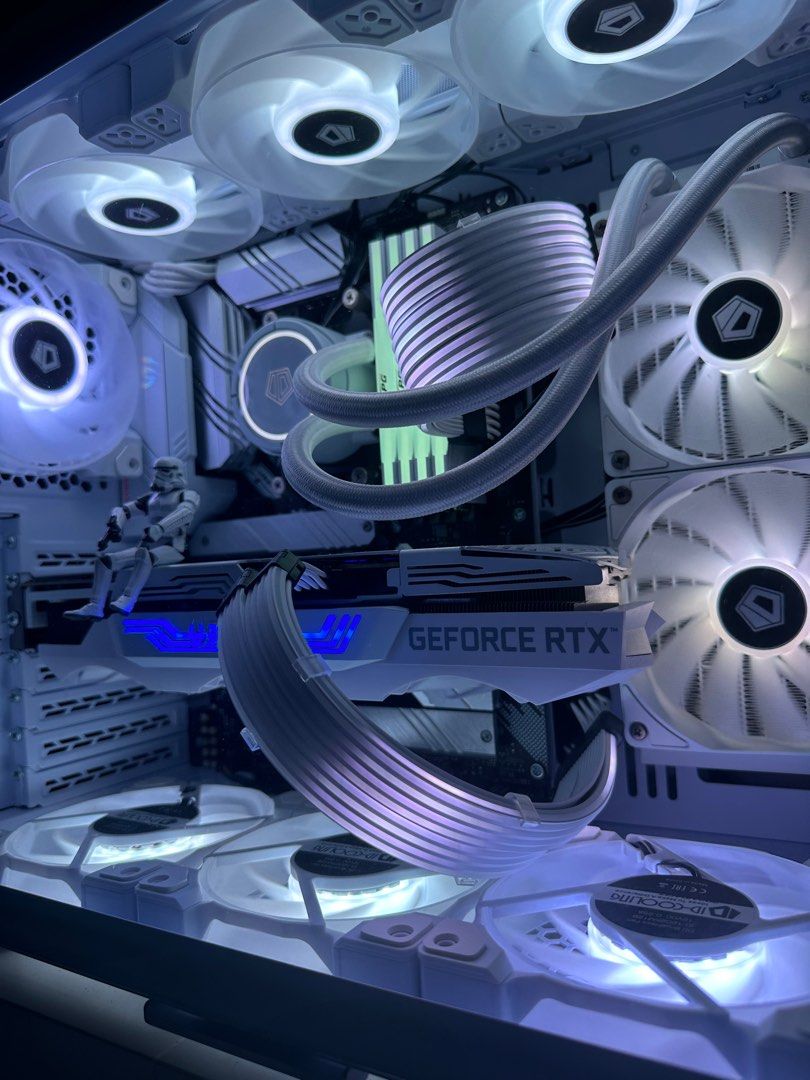Custom High-End Gaming PC White Themed, Computers & Tech, Desktops on ...