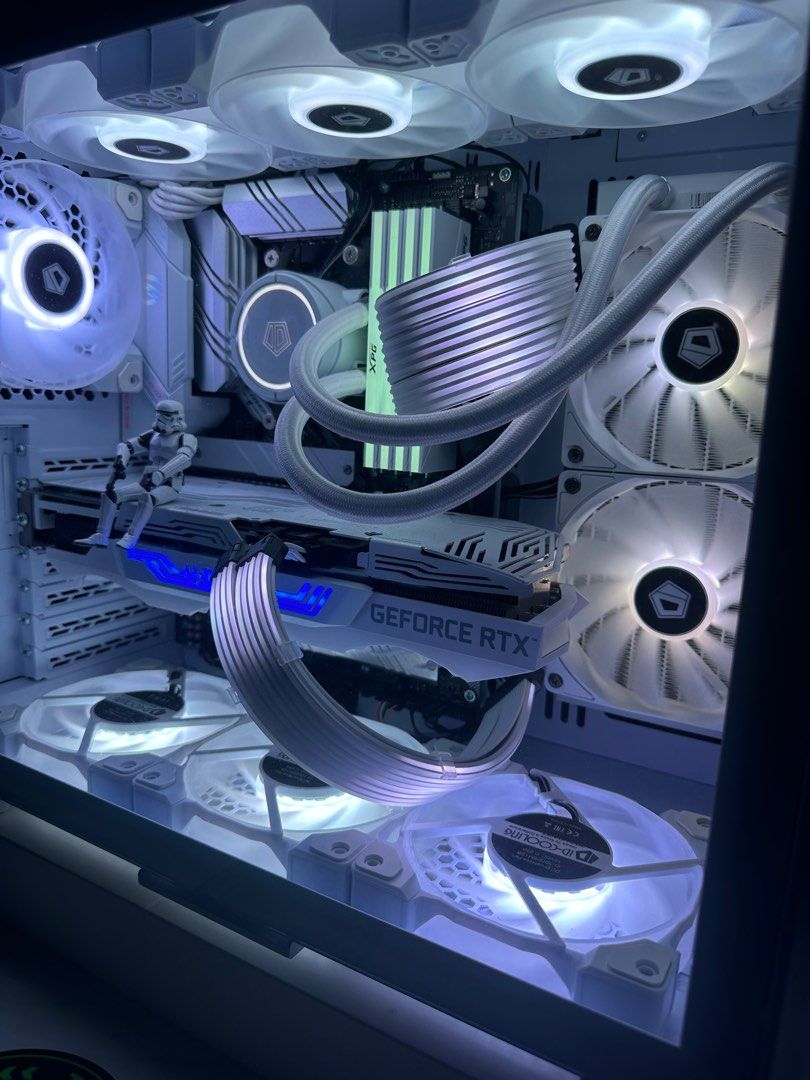 Custom High-End Gaming PC White Themed, Computers & Tech, Desktops on ...
