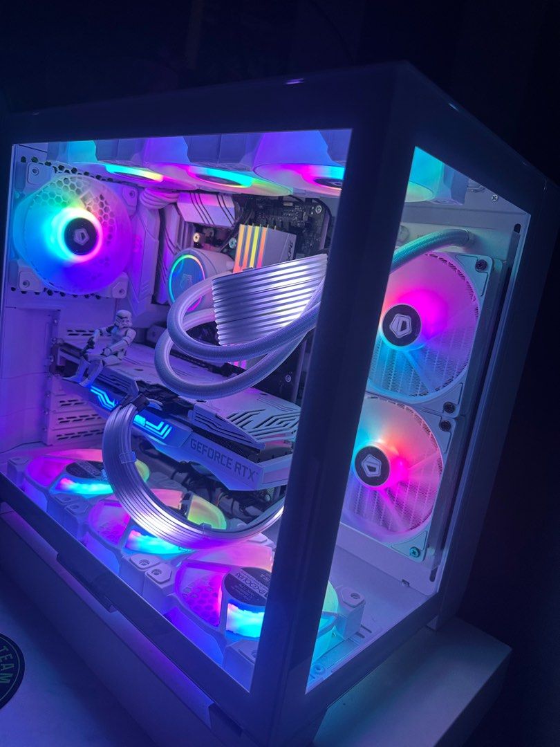 Custom High-End Gaming PC White Themed, Computers & Tech, Desktops on ...