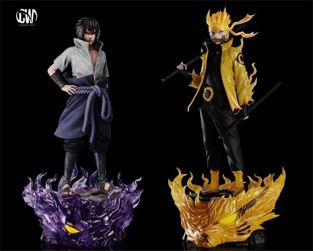 [INSTOCK] CW Studio Uchiha Sasuke & Uzumaki Naruto 1/6 Scale, Hobbies ...