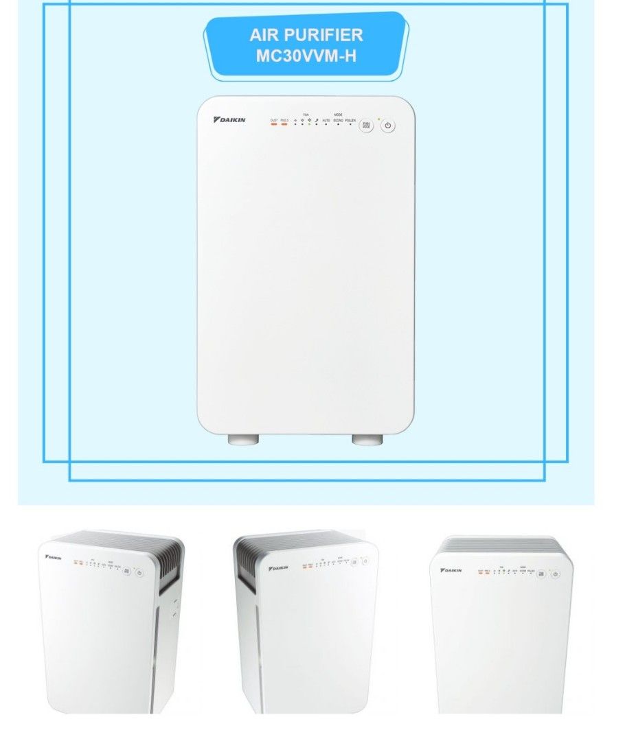 Daikin Air Purifier MC30VVM-H, TV & Home Appliances, Air Purifiers ...