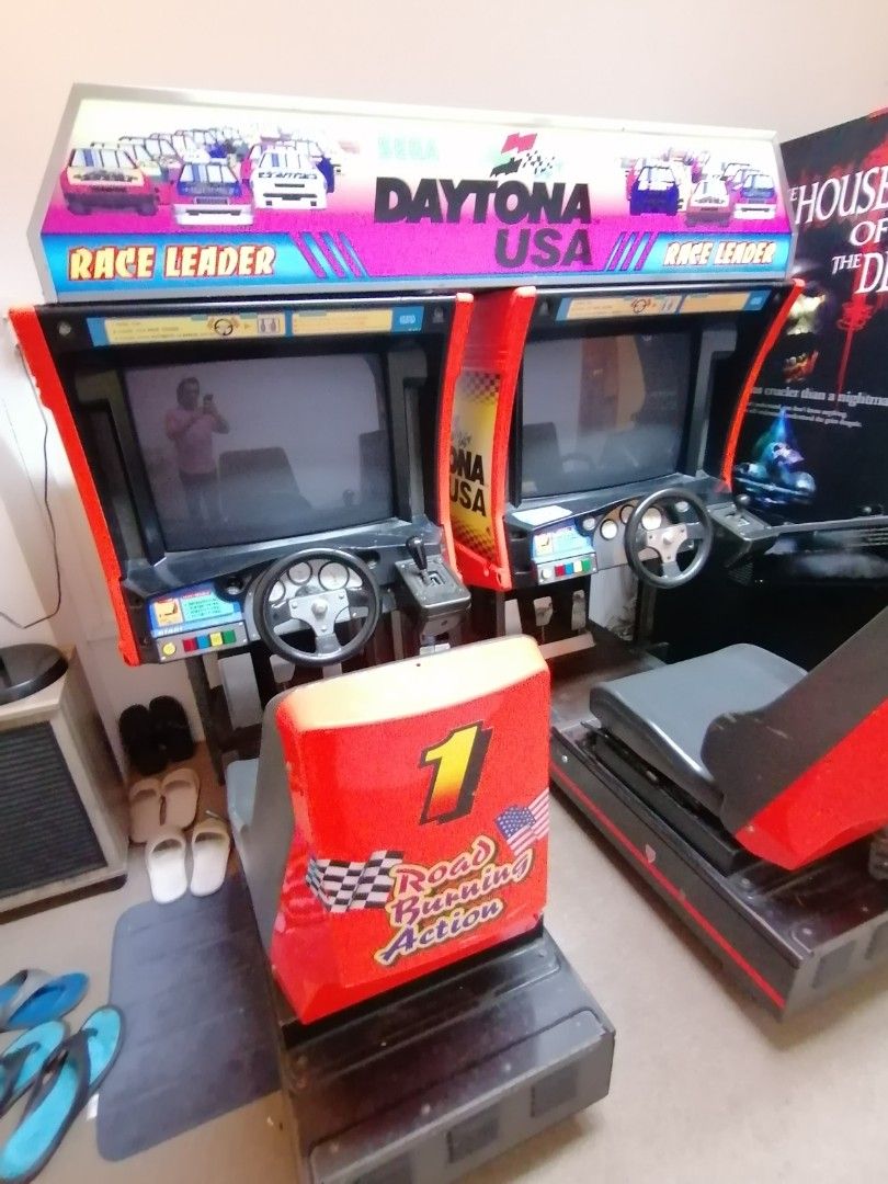 Twin Daytona Arcade Machine, Hobbies & Toys, Toys & Games on Carousell