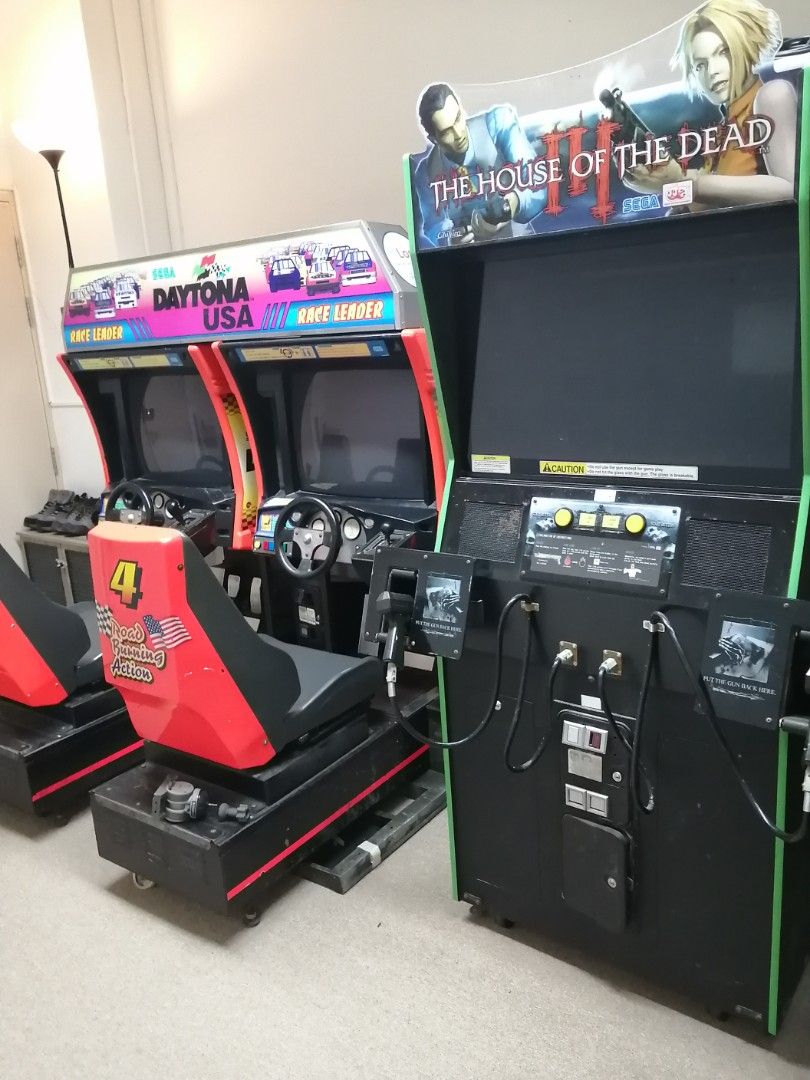Twin Daytona Arcade Machine, Hobbies & Toys, Toys & Games on Carousell