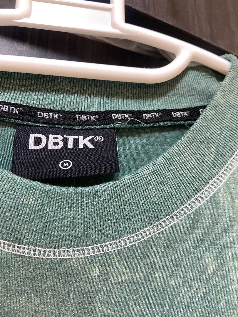DBTK SLANT ACID WASHED GREEN TEE, Men's Fashion, Tops & Sets, Tshirts ...