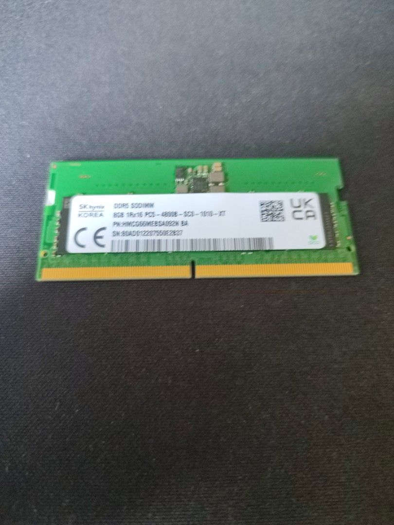 DDR5 4800mhz mobile ram, Computers & Tech, Parts & Accessories, Computer Parts on Carousell