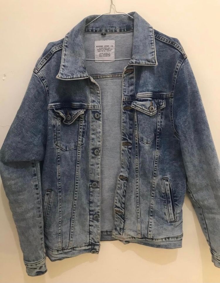 Denim Jacket by Bespoke Project, Fesyen Pria, Pakaian , Baju Luaran di ...