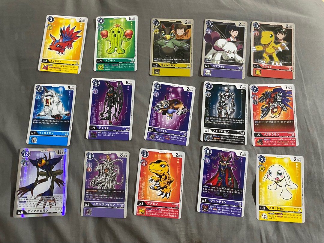 Digimon Japanese Cards, Hobbies & Toys, Toys & Games on Carousell