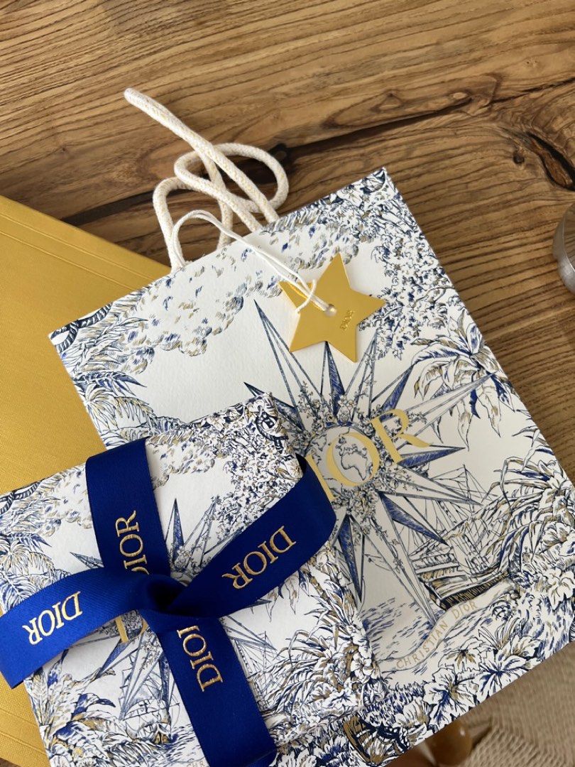 Dior paper bag and box, Women's Fashion, Bags & Wallets, Wallets & Card ...