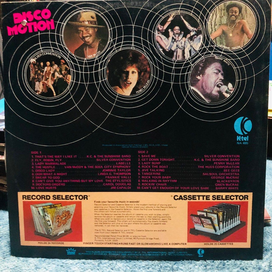 Disco Motion Vinyl Record, Hobbies & Toys, Music & Media, Vinyls on ...