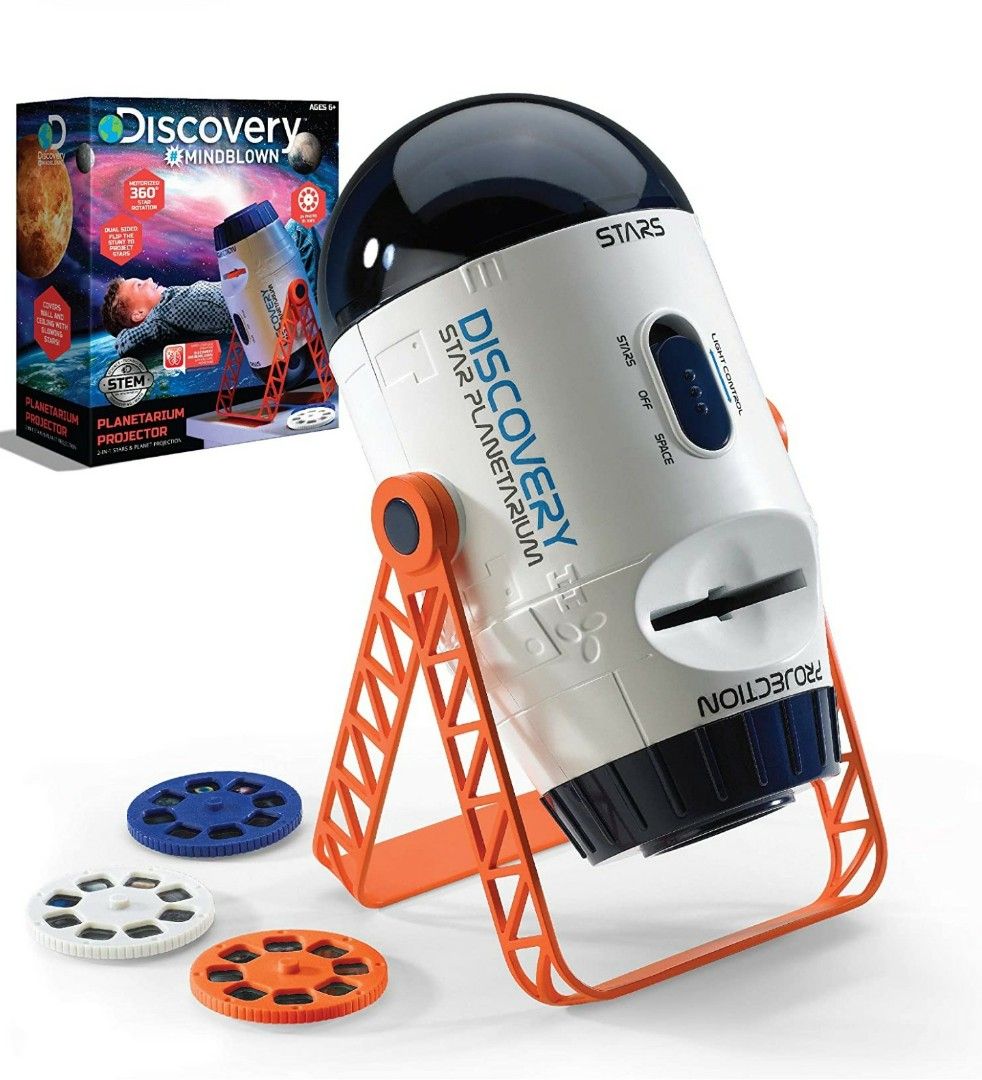 Discovery MINDBLOWN 2-in-1 Reversible Planetarium Space Projector ...