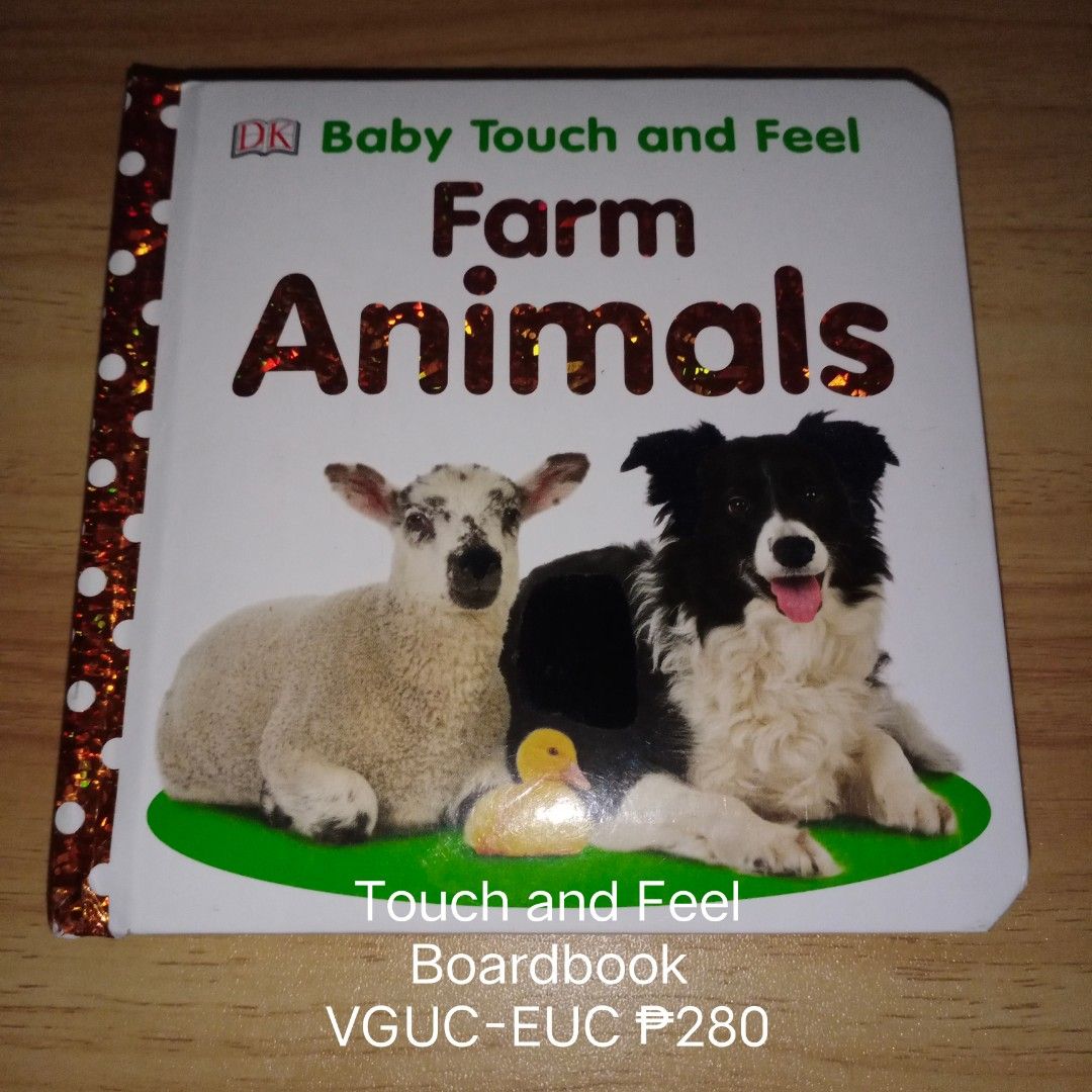 DK Baby Touch and Feel Farm Animals Boardbook, Hobbies & Toys, Books ...