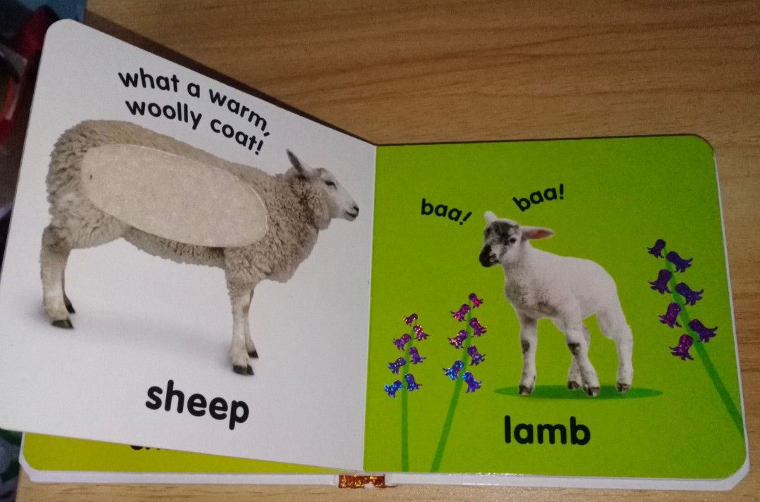 DK Baby Touch and Feel Farm Animals Boardbook, Hobbies & Toys, Books ...