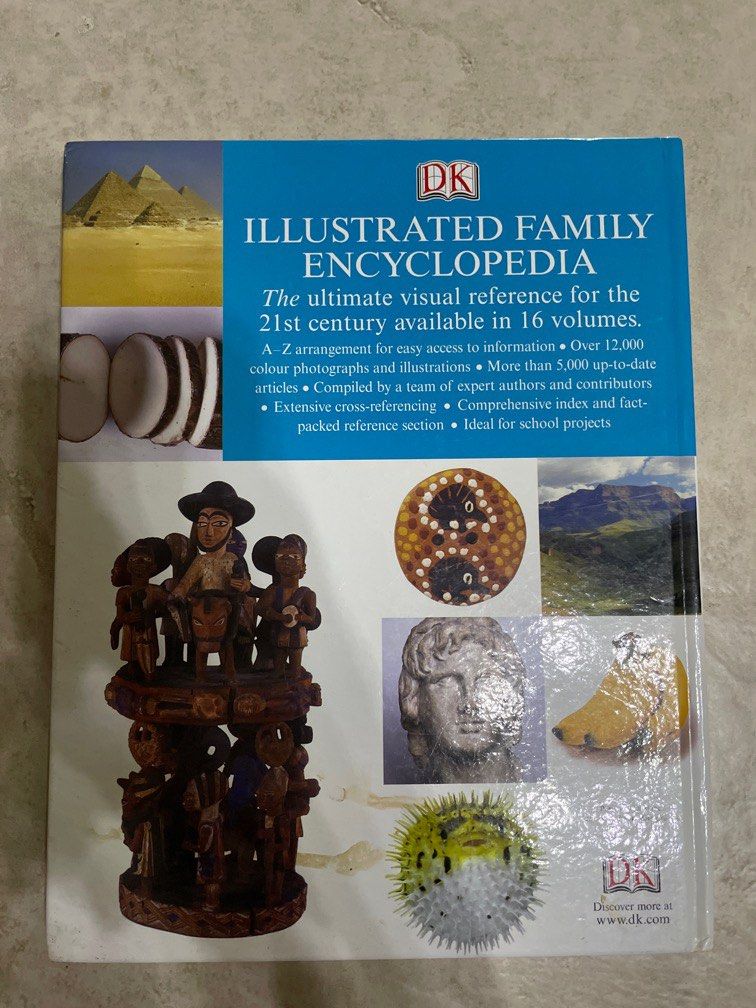 DK Illustrated Family Encyclopedia Volume 1 A, Hobbies & Toys, Books ...