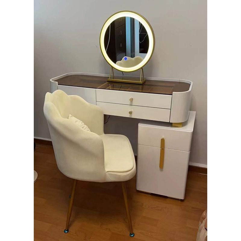 Dressing Table 100CM COD!! White/Grey, Furniture & Home Living ...