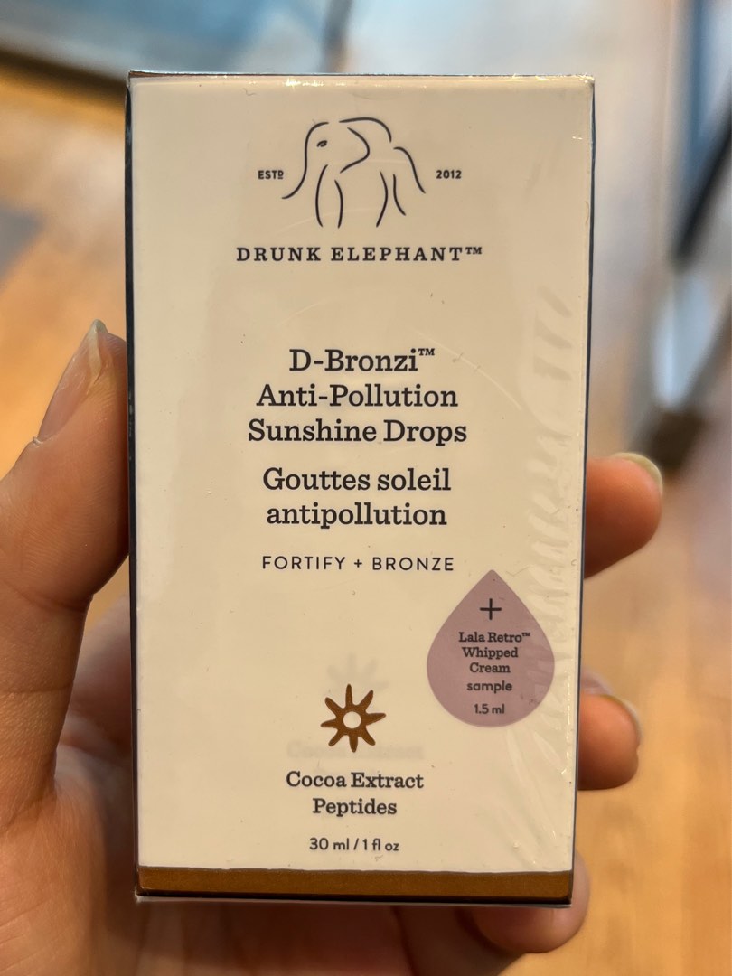 Drunk Elephant D-Bronzi Anti Pollution Sunshine Drops, Beauty ...