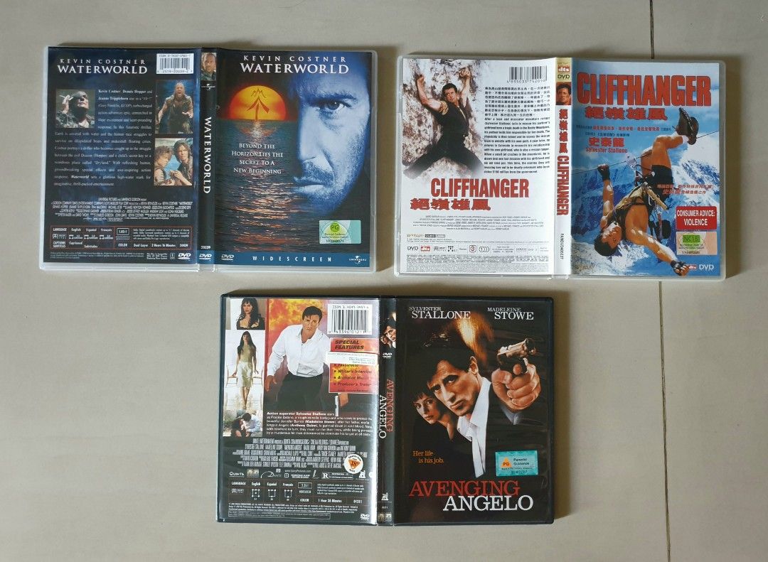 DVD, Speed 1, 2, Jackie Chan First Strike,Mr. Nice Guy, Stallone Cobra ...