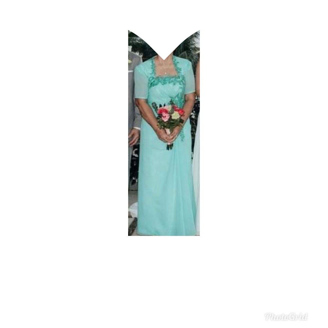 Elegant Custom-made Cecilio Abad Gown for MOB, Women's Fashion, Dresses ...