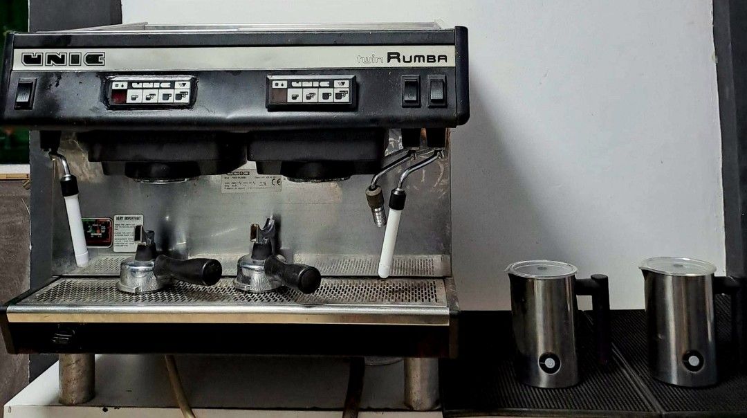 ESPRESSO MACHINE COMMERCIAL UNIC TWIN RUMBA, TV & Home Appliances ...