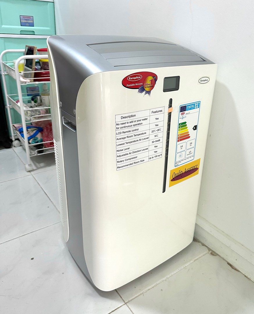 EuropAce Portable Aircon, TV & Home Appliances, Air Conditioners ...