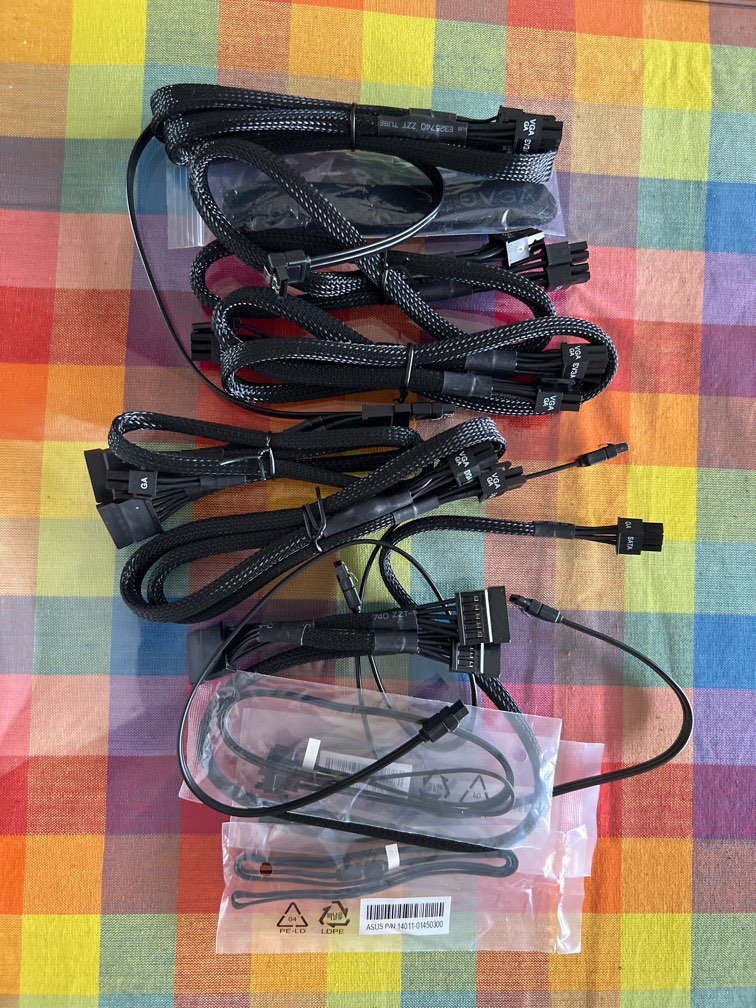 Evga peripheral cables (everything you see in picture), Computers ...