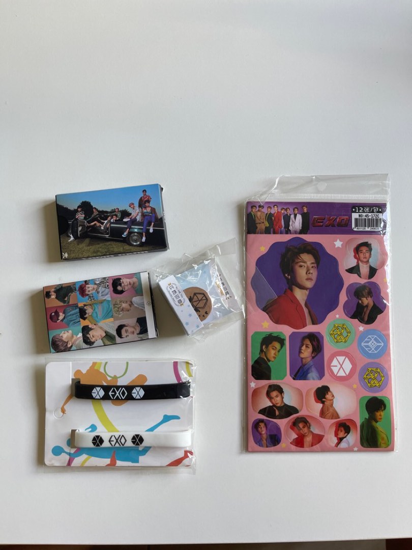 EXO fan made merch, Hobbies & Toys, Memorabilia & Collectibles, K-Wave ...