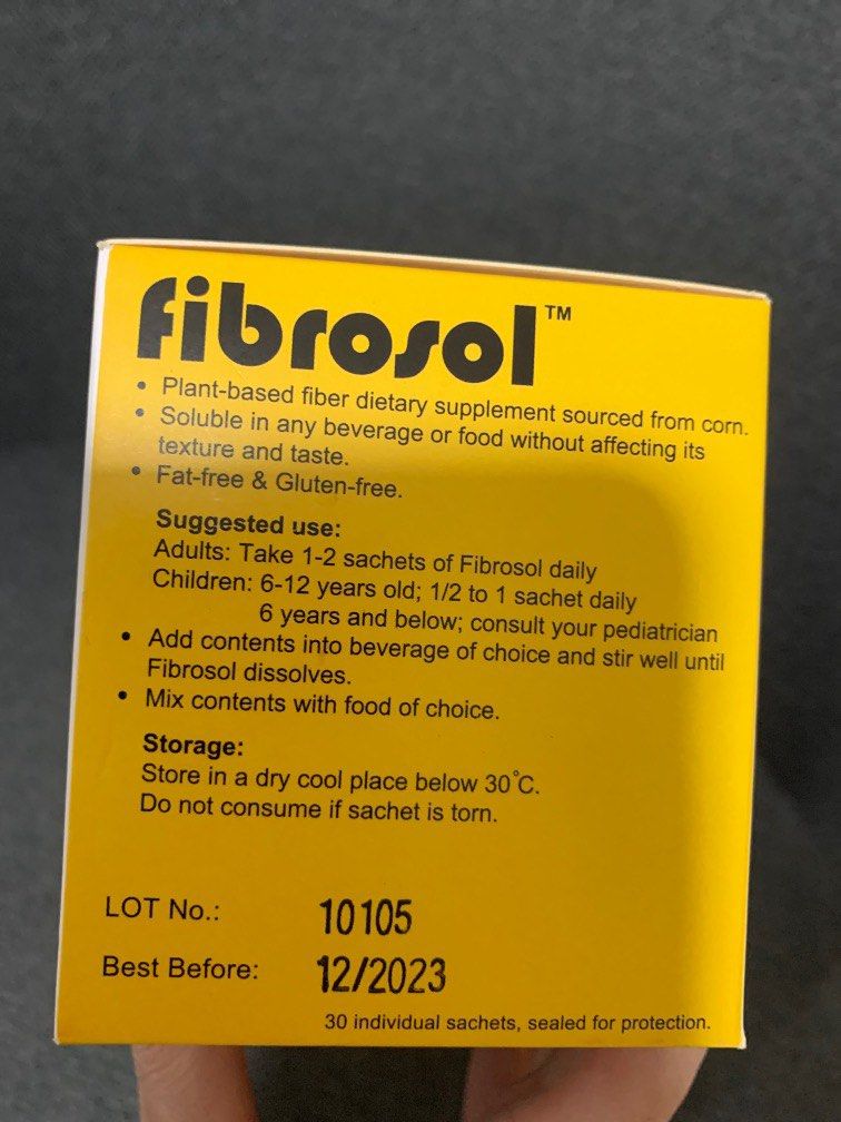 Fibrosol brand new 30 x 5g satchets fibre supplement, Health ...