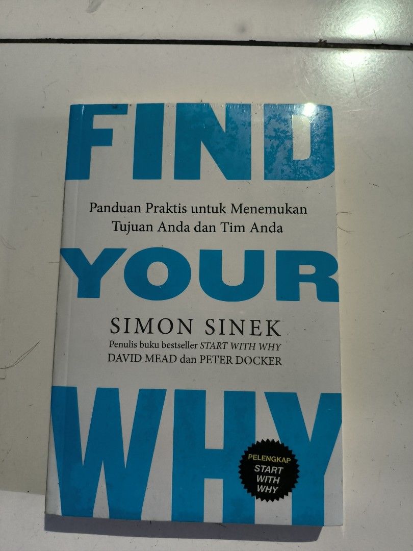 FIND YOUR WHY (SIMON SINEK), Buku & Alat Tulis, Buku di Carousell FIND YOUR WHY (SIMON SINEK), Buku & Alat Tulis, Buku di Carousell